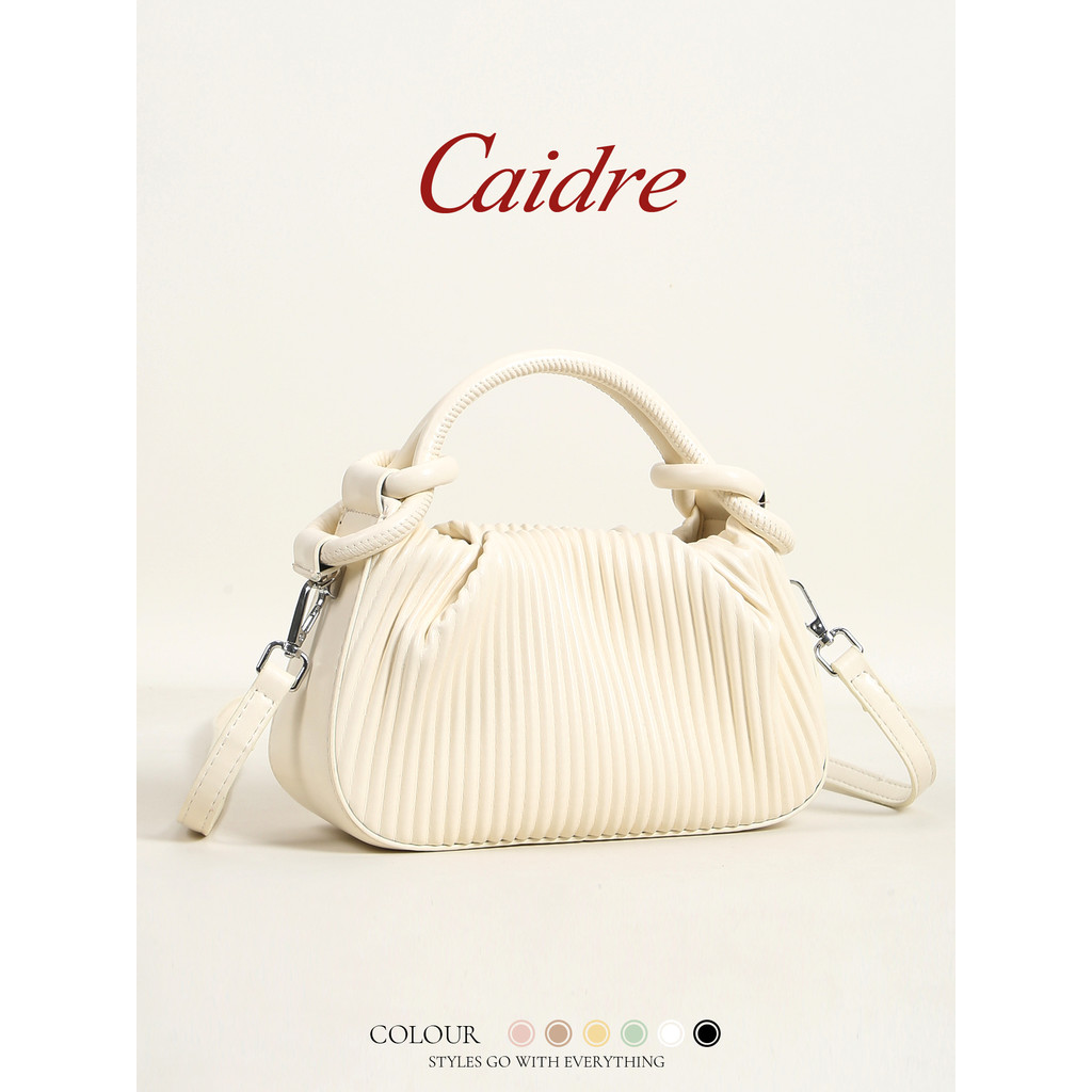 Caidre Cloud Bag Commuter Pleated Portable Small Bag Shoulder Messenger ...