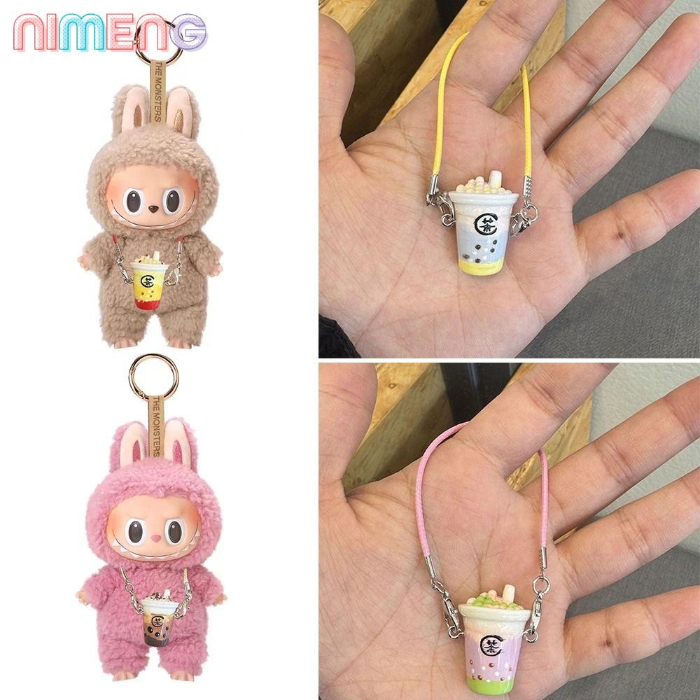 NIMENG Labubu โทรศัพท์ Lanyard จี้, การ์ตูนโทรศัพท์มือถือขนาดเล็ก ...
