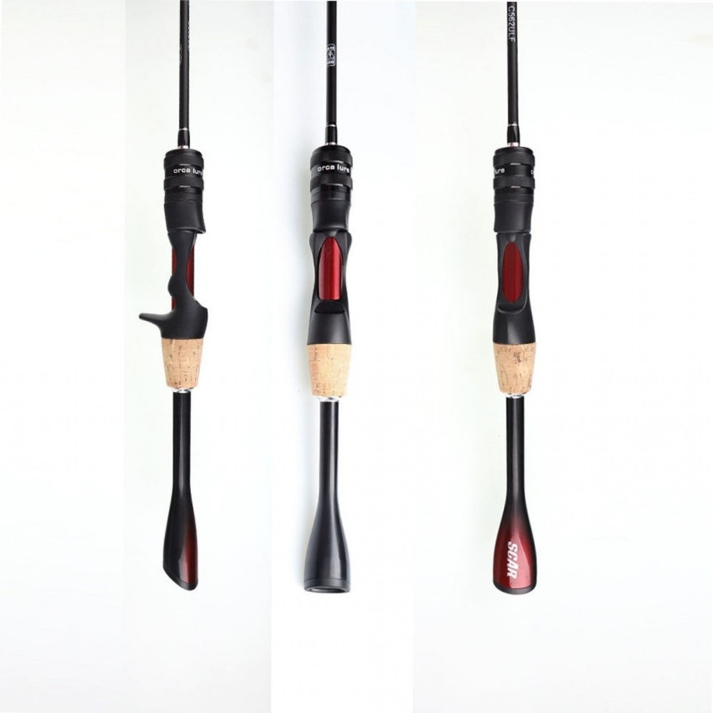 Aoka ultra light solid carbon horse mouth road Asian rod 18 เมตร UL ...