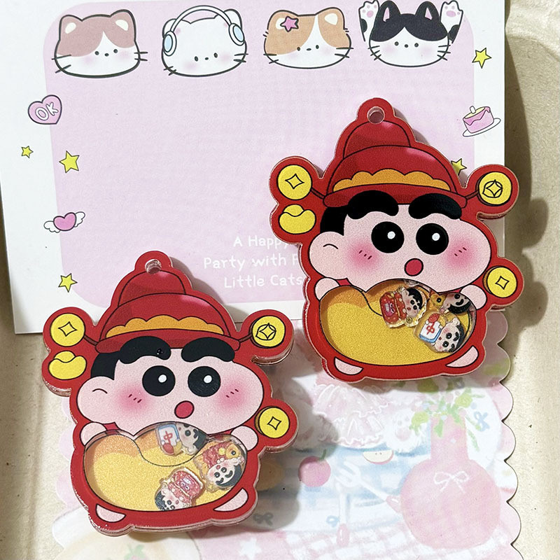 การ์ตูนเทพเจ้าแห่งความมั่งคั่ง Crayon Shin-chan Hairpin ตลก ...