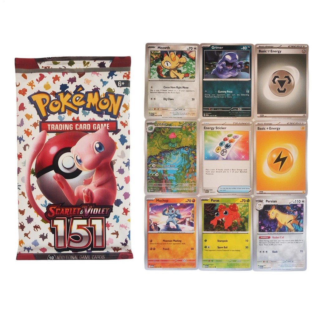 360 English Booster Card Pack SCARLET&VIOLE 151 Battle Cards Pokemon ...
