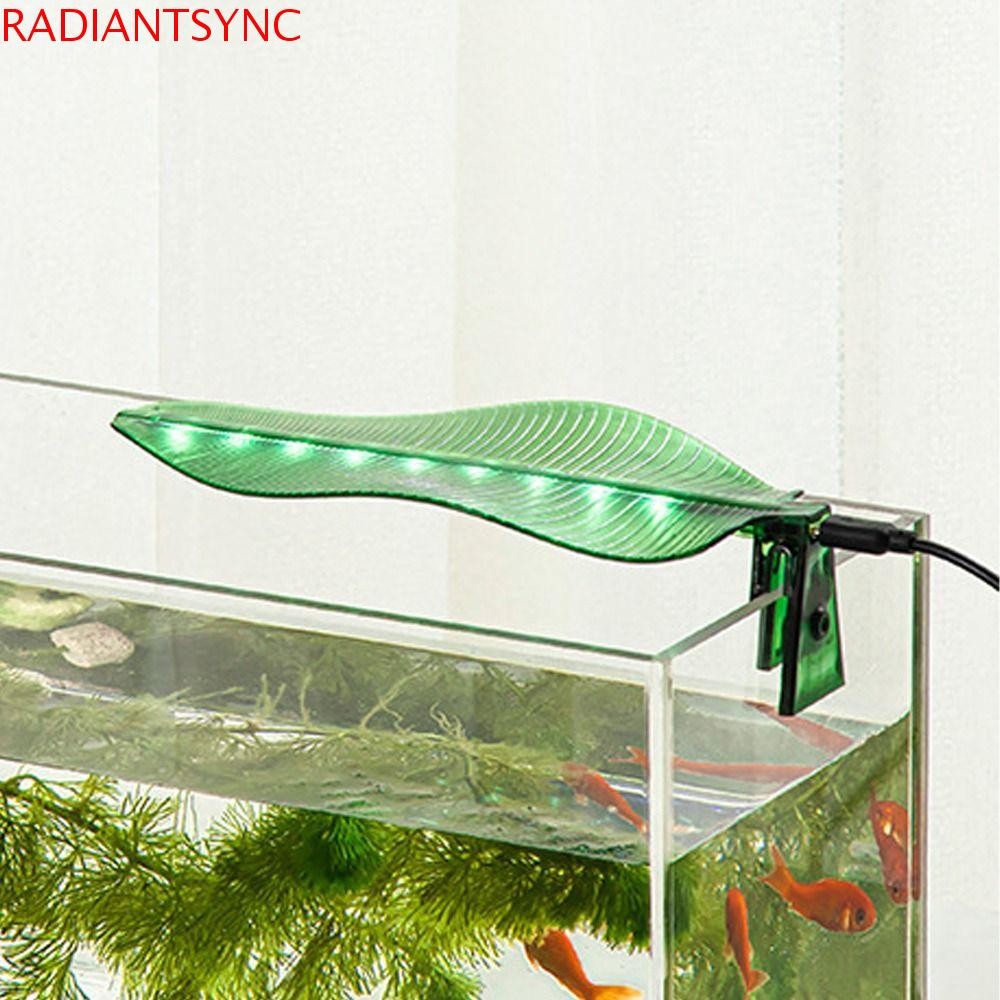 Radiantsync Banana Leaf Aquarium คลิปโคมไฟ, USB Powered ประหยัดพลังงาน LED ถังปลาคลิปโคมไฟ,ปรับ ...