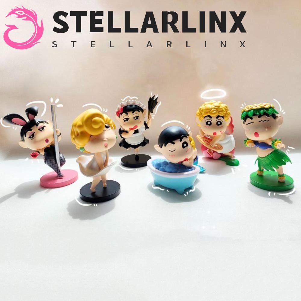 Stellarlinx Crayon Shin-chan รุ่น, ตุ๊กตาสนุก PVC รูปปั้นเครยอนชินจังรูปของเล่น, แฟชั่น ...
