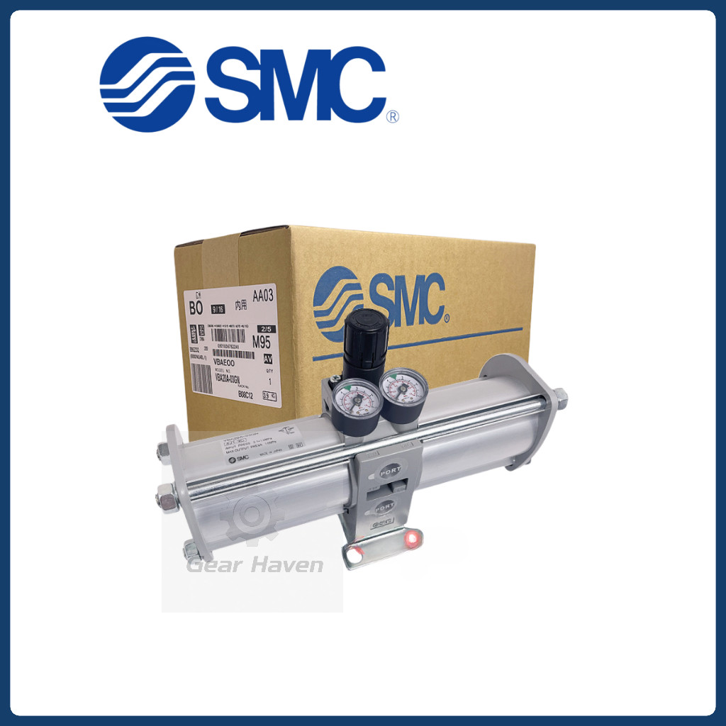 Smc Pneumatic Booster Valve VBA10A-02 VBA20A-03 VBA40A-04 VBA10A-02GN VBA20A-03GN | Shopee Thailand