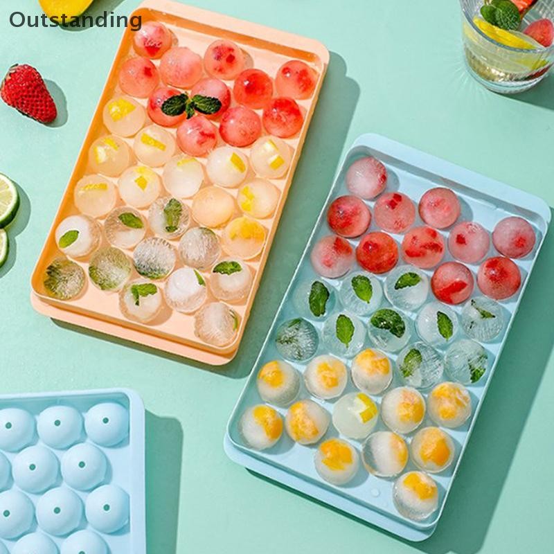 โดดเด่น 33 กริด ICE Balls แม่พิมพ์ 3D ICE CUBE Makers DIY ICE CUBE ...