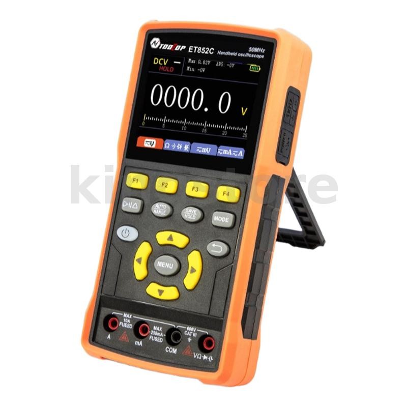 ET852C Dual Channel Oscilloscope Multimeter 50MHz Bandwidth 200MSa Per ...