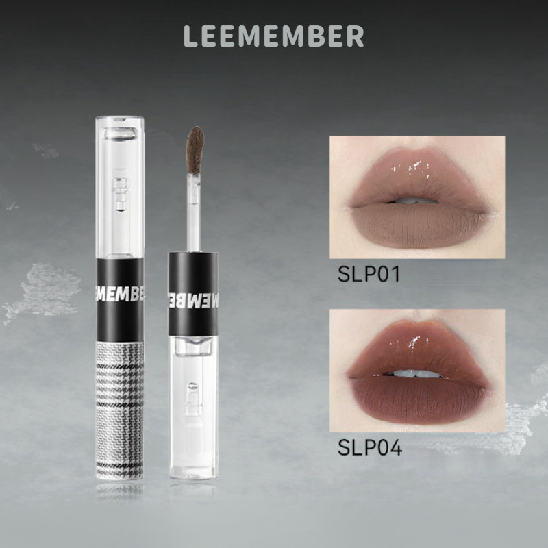 LEEMEMBER ลิปกลอส ซีรีส์หมอก ลิปกลอสสองปลาย ลิปกลอส ลิปกลอสแมตต์ | Shopee Thailand