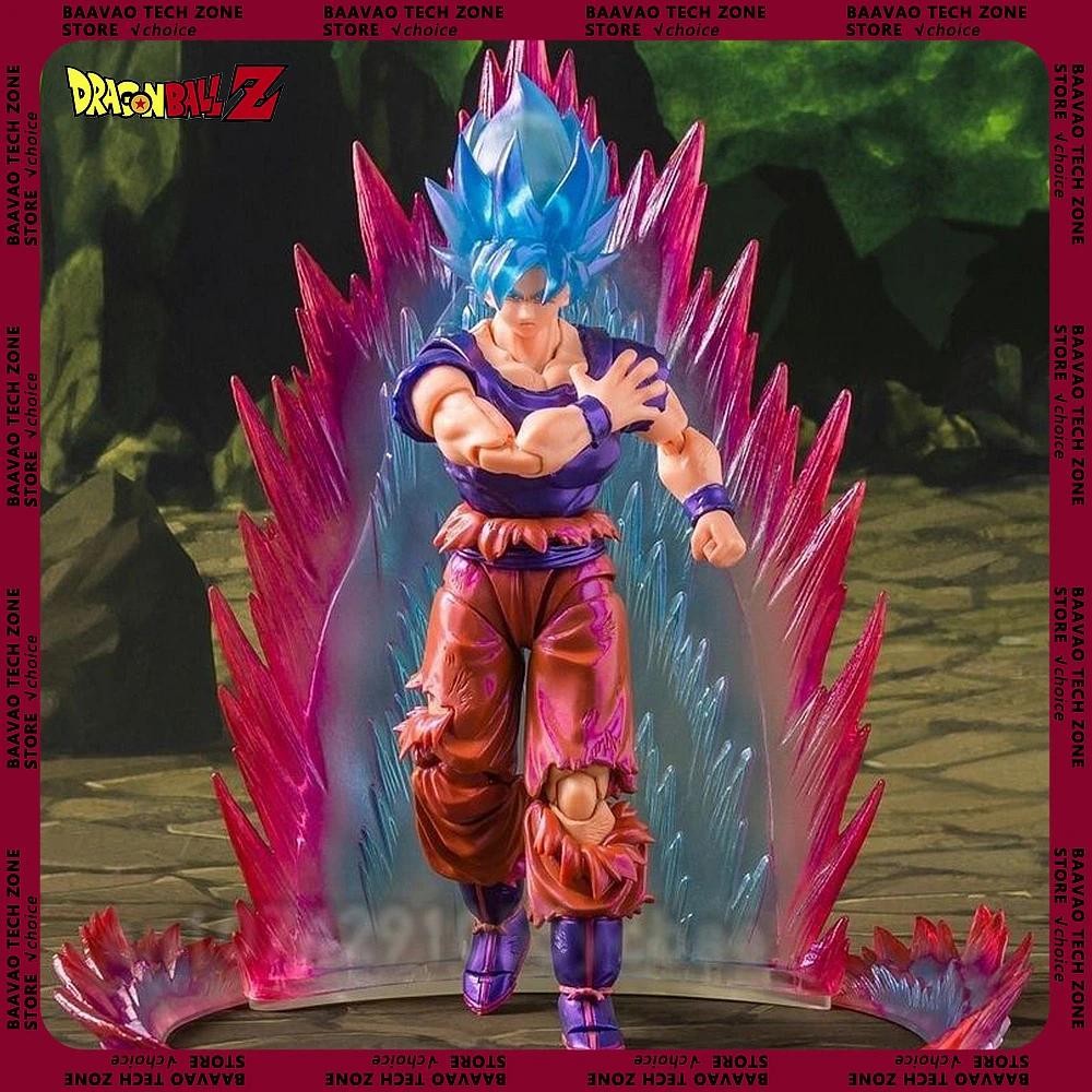 Shf Super Saiyan Battle Damage blue Goku Dragon Ball Z อะนิเมะตัวเลข ...