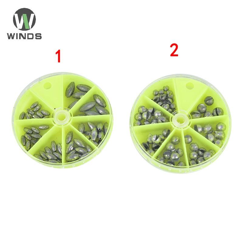 Ods ตกปลา Angling ตะกั่วน้ําหนัก Split Shot Rig Sinkers 0.35g-2 พร้อม ...