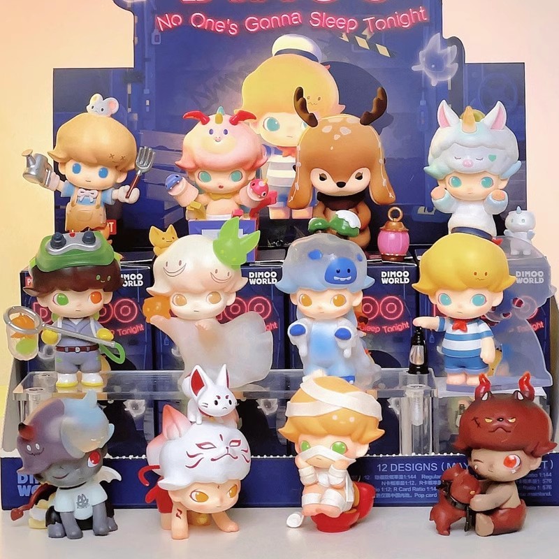 Popmart DIMOO No Ones Gonna Sleep Tonight Series กล่องตาบอดของขวัญปี ...