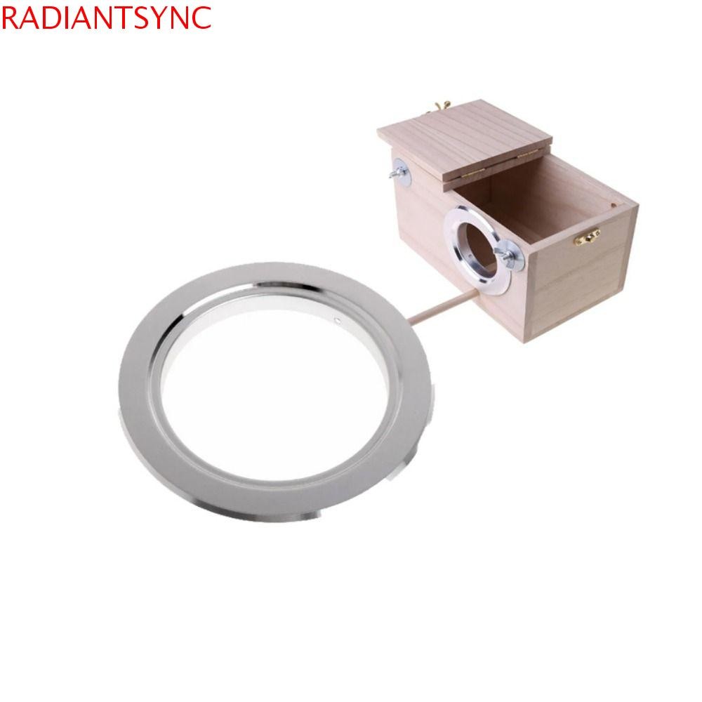 Radiantsync Bird Round Nest Door, กล่องเพาะพันธุ์นกกลมทนต่อการสึกหรอแหวนป้องกันการกัด, กรงนก ...