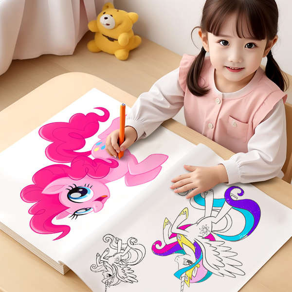 สมุดวาดรูป สมุดวาดภาพ My Little Pony Drawing Book Copy Book Painting ...