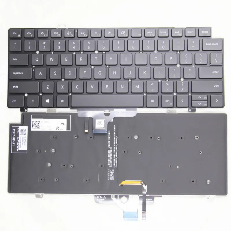 ยี่ห้อใหม่ Englissh แป้นพิมพ์สําหรับ DELL Latitude 7420 7430 5420 5421 ...