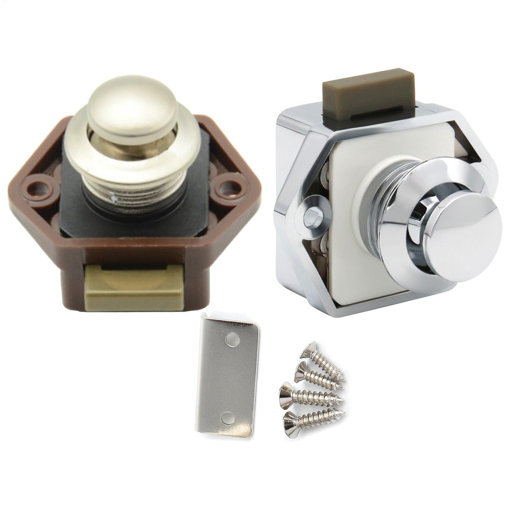 Push Button Latch Quick Release Latch RV ช่อง Latch Push Catches ลูกบิด ...