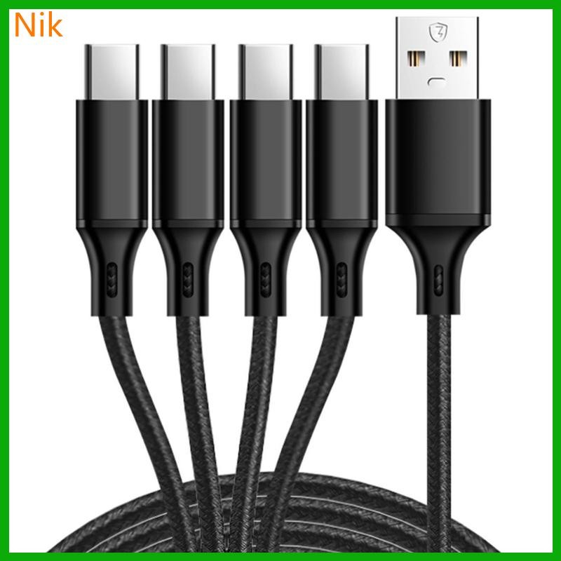 บ.ลคค.ศ. MultiCharging Cable USB C Splitter 4 in 1 MultiCharge Cable ...