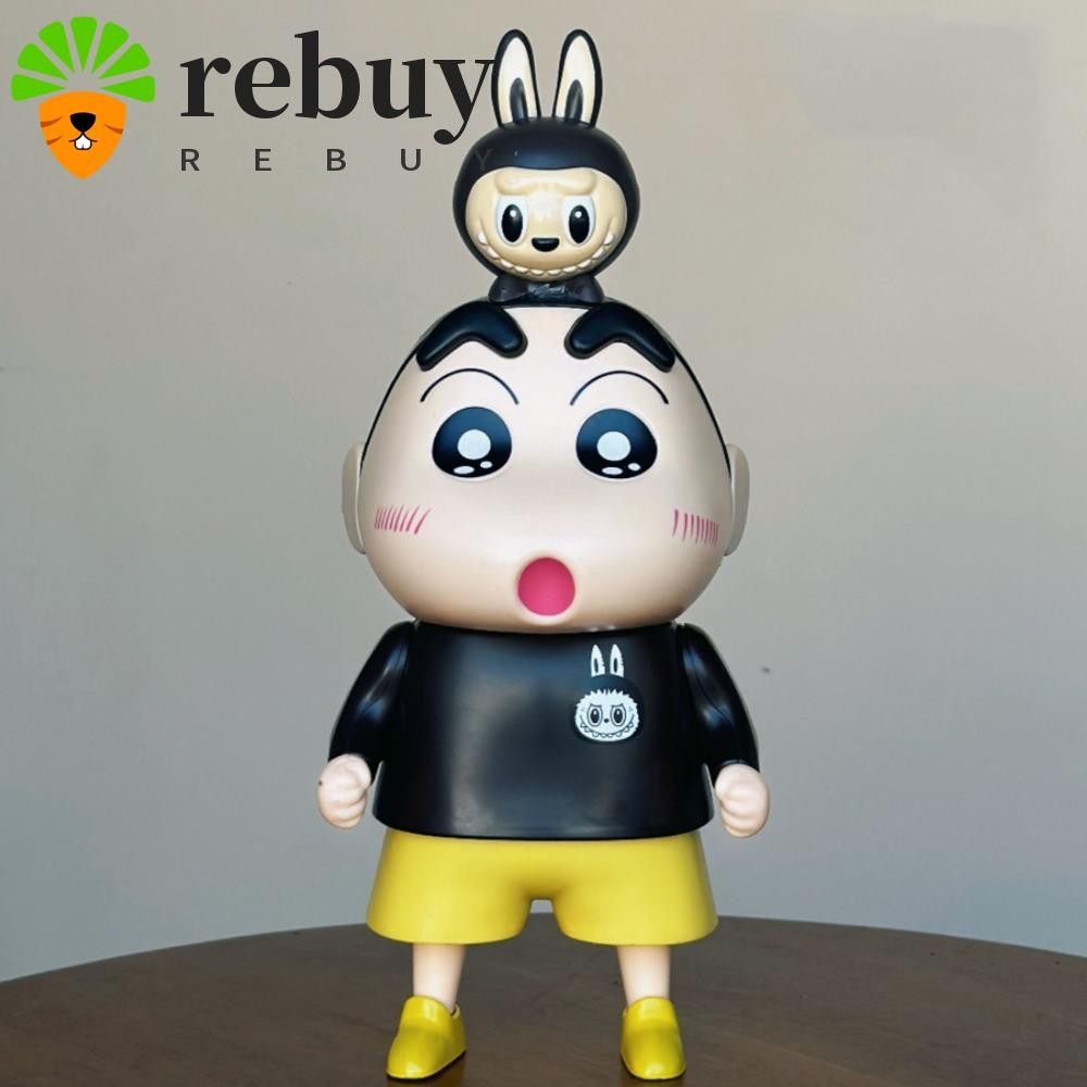 Rebuy Labubu Crayon Shin Chan กล่องเงิน, รูปขนาดใหญ่ Labubu Crayon Shin ...