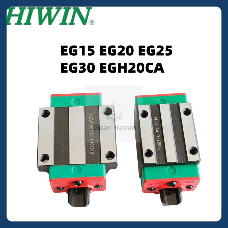 HIWIN คู่มือเชิงเส้นเงิน Slider EG15 EG20 EG25 EG30 EGH20CA EGH แบริ่ง ...