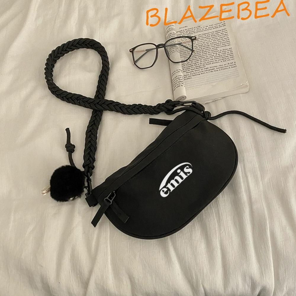 Blazebea กระเป๋าผ้าแคนวาส Emis, กระเป๋าสไตล์เกาหลีความจุขนาดใหญ่ของ Commute, กระเป๋าถือสีทึบ ...