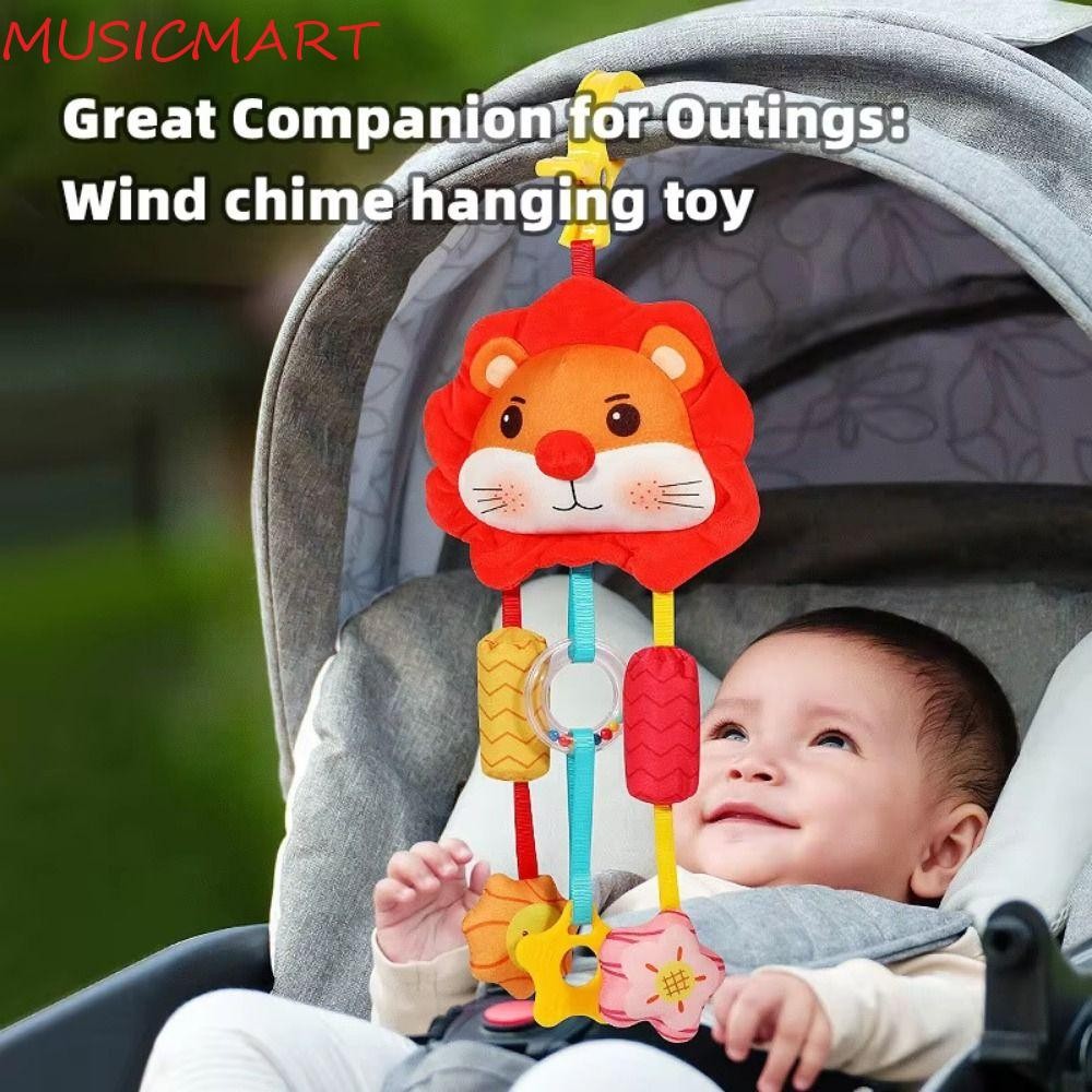 Musicmart Baby Wind Chime ของเล่น, Soft Plush การ์ตูนทารก Comfort Bed ...