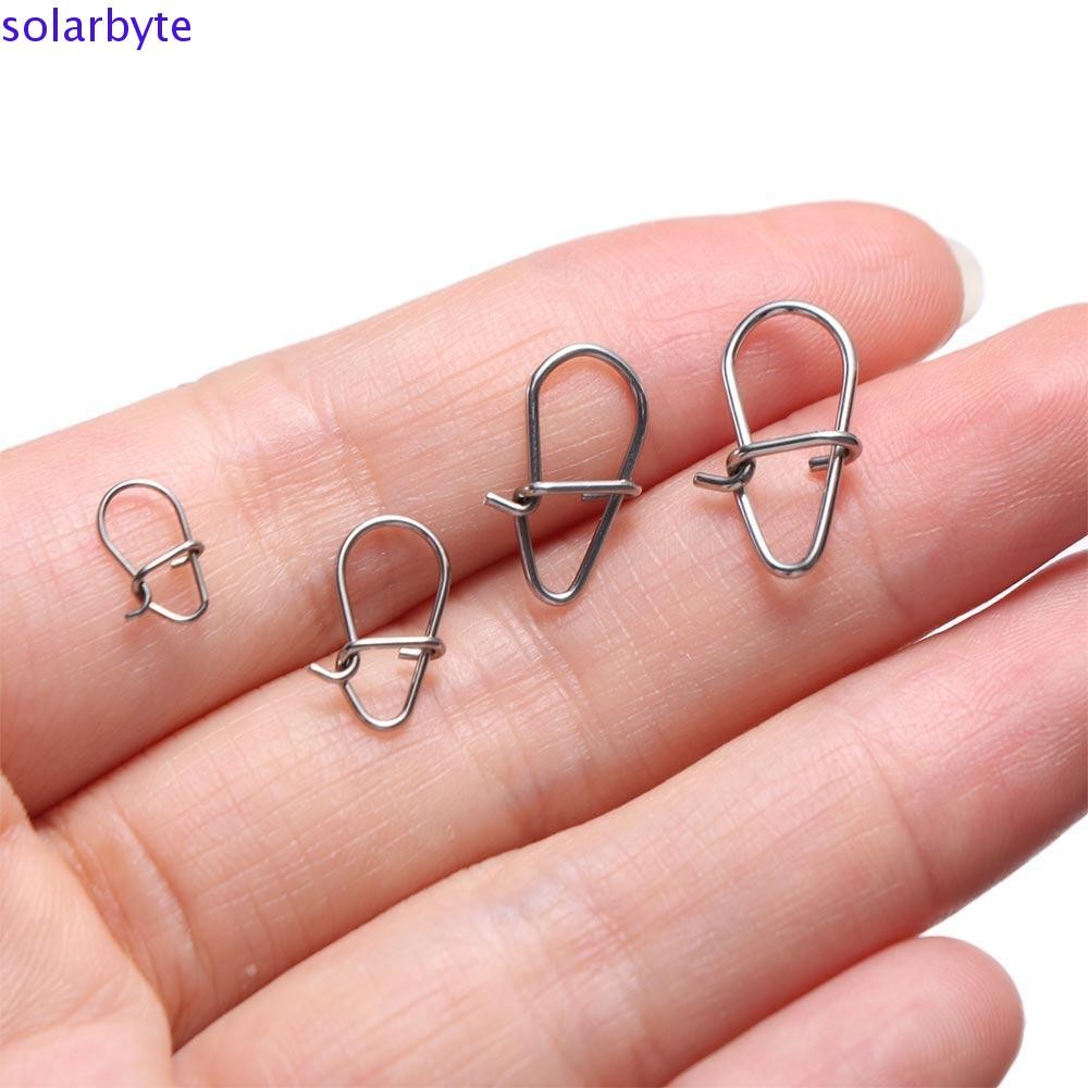 Solarbyte Fishing Lure Connector Fishing Tackle ล็อคความปลอดภัย Snap Connector 00 #-3# Pesca ปลา ...
