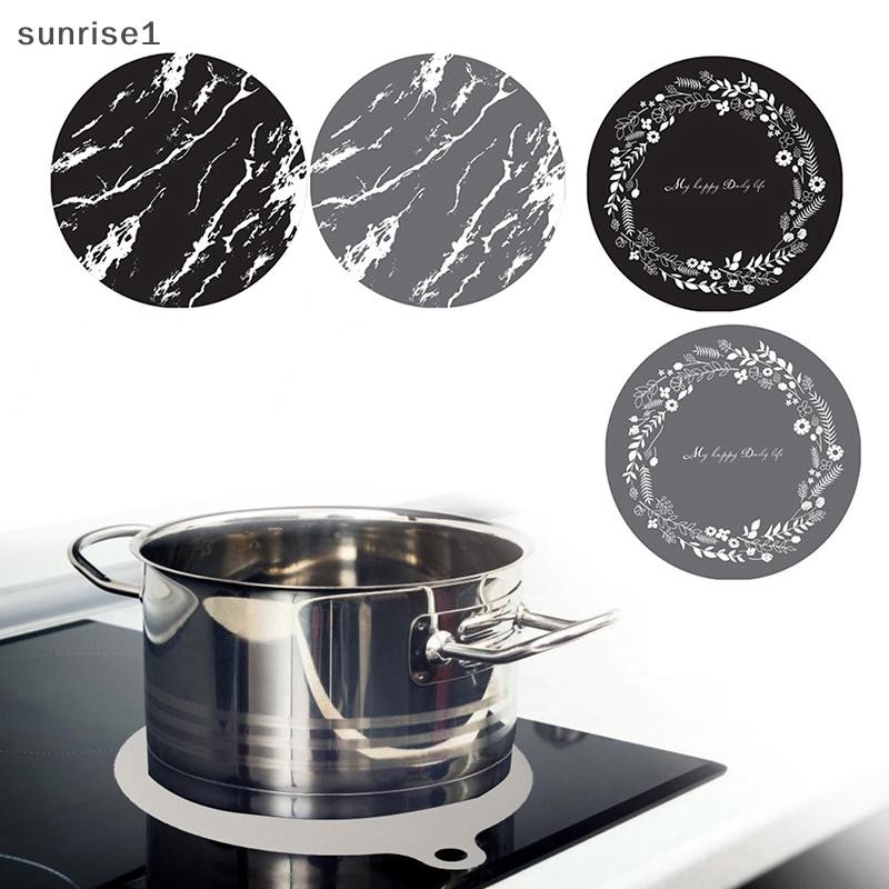 [ใหม่] 1pc แผ่นรองเตา Induction Cooktops แม่เหล็กซิลิโคนกันลื่น Scratch ...