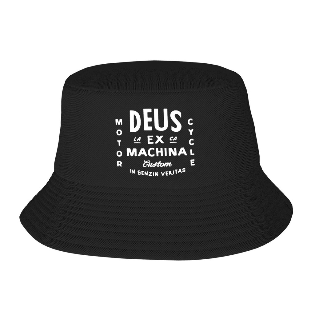 Distro Deus Ex Machina Motorcycle หมวกชาวประมงหมวกถัง | Shopee Thailand