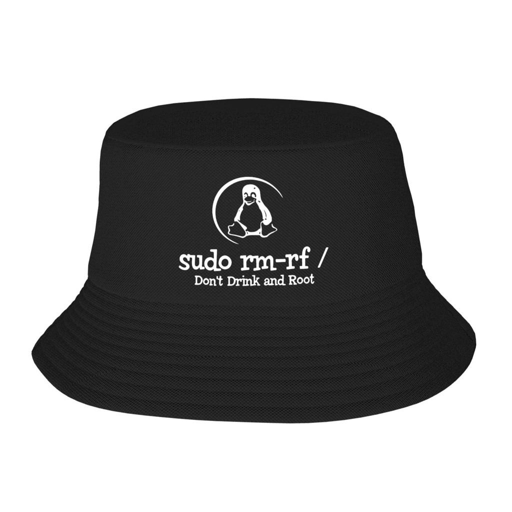 Linux Sudo Rm-rf อย่าดื่มและรากหมวกชาวประมงหมวก | Shopee Thailand