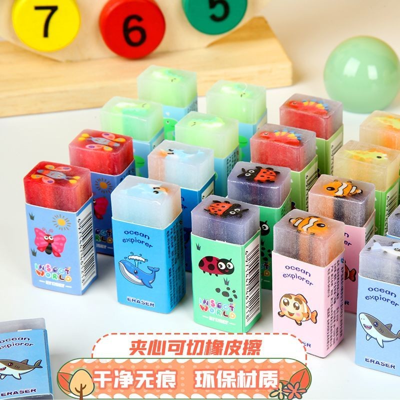 Hot Sale#Clean Traceless Sandwich Eraser for Pupils Cartoon Debris ...