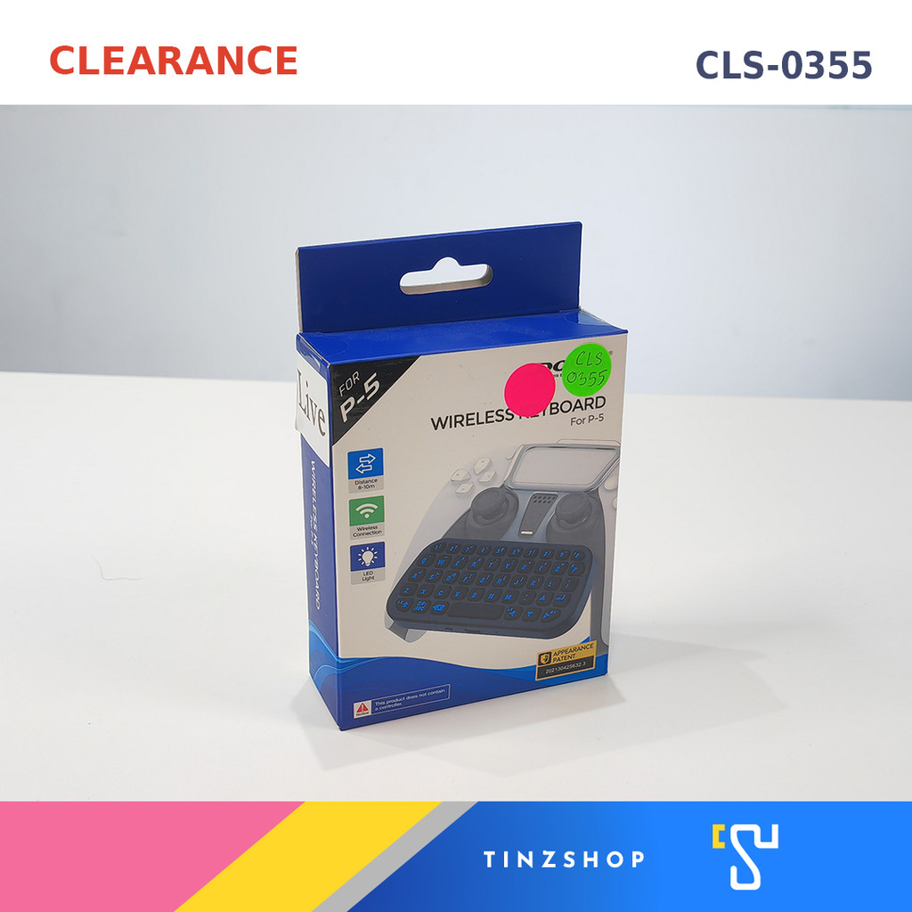 [Clearance] CLS-0355 DOBE TP5-0556S Wireless Keyboard for PS5 คีย์บอร์ด ...