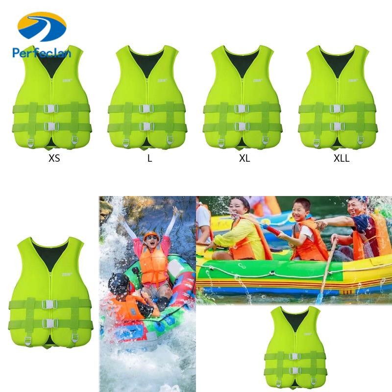 Perfeclan Neoprene Life Suit Vest การพยุงตัวสูง สายรัดปรับได้ Survival ...