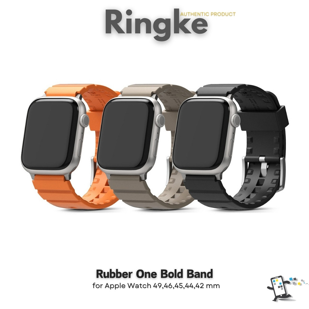 Ringke Rubber One Bold Brand สายสำหรับ Apple Watch Ultra1/2 และสำหรับ ...