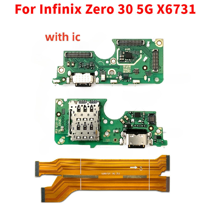 สําหรับ Infinix Zero 30 5G X6731 USB ชาร์จพอร์ต Charger Board + หลัก ...