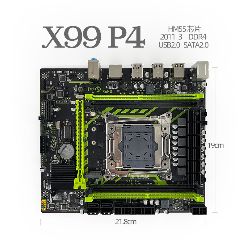 [มือสอง] X99-P4 2011-3 เมนบอร์ดรองรับเดสก์ท็อป ECC Server DDR4 X99 2660V3 2680V4 | Shopee Thailand