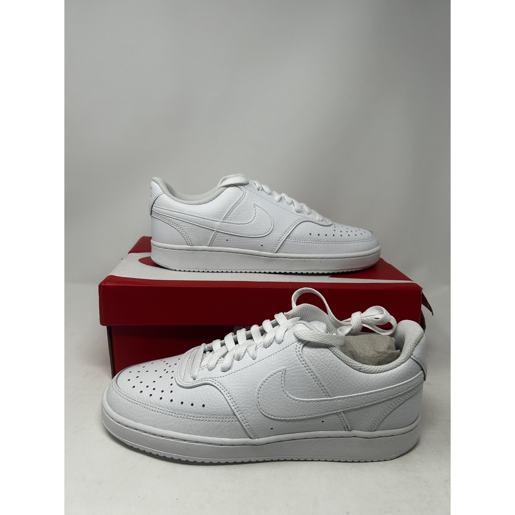 ใหม่ Nike Court Vision Lo Low Triple White รองเท้า CD5463-100 US Mens ...