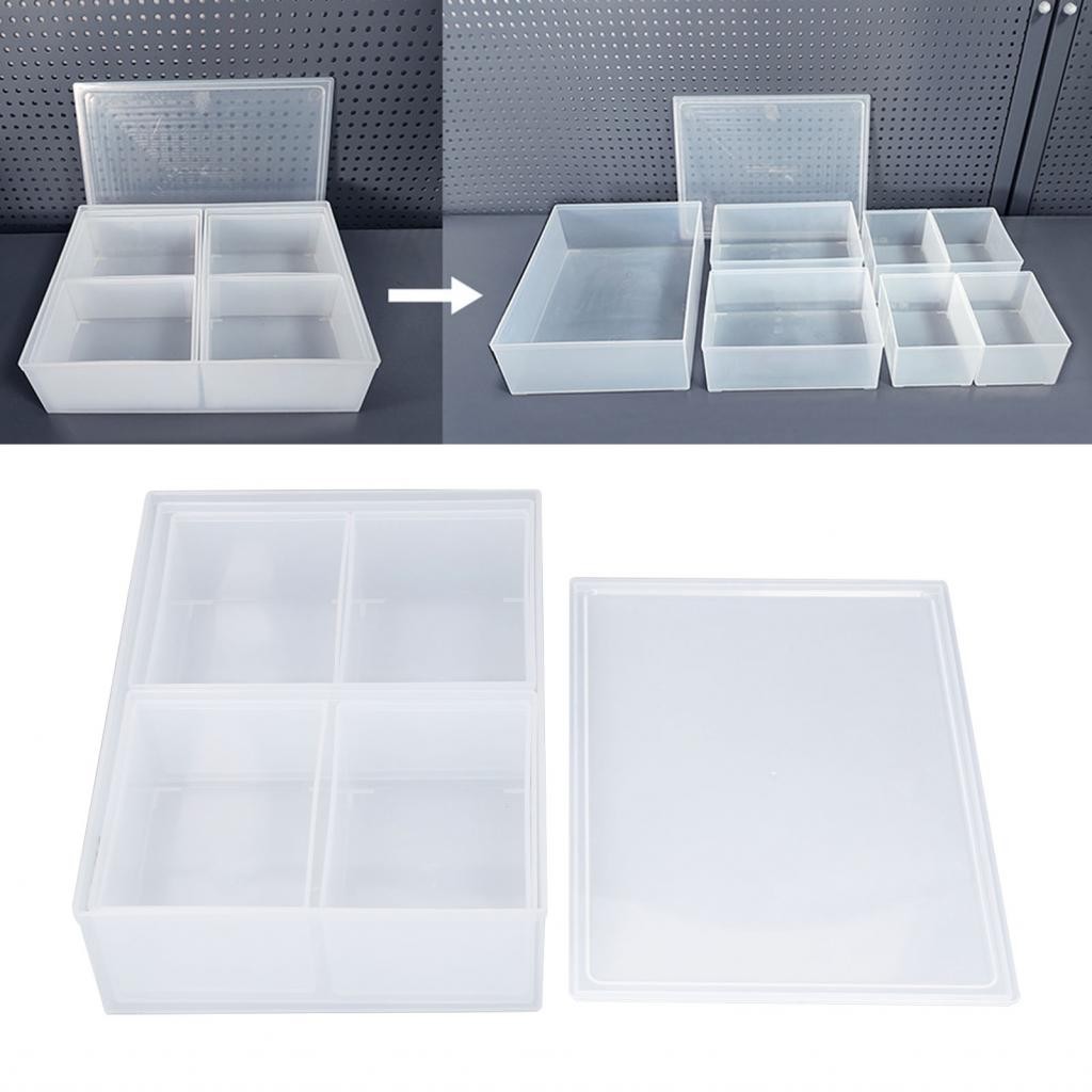 ตู้เก็บของคอนเทนเนอร์โปร่งใส strudy วางซ้อนกันได้จัดงานพลาสติกสำหรับ ...