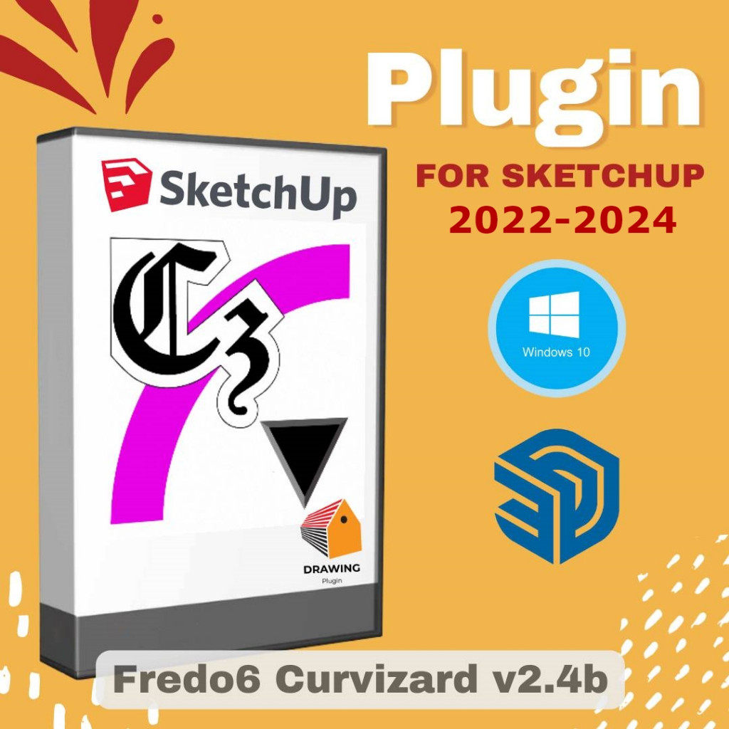 Fredo6 Curvizard v2.4b ( ปลั๊กอินสร้าง Curve ) | Plugin for Sketchup ...