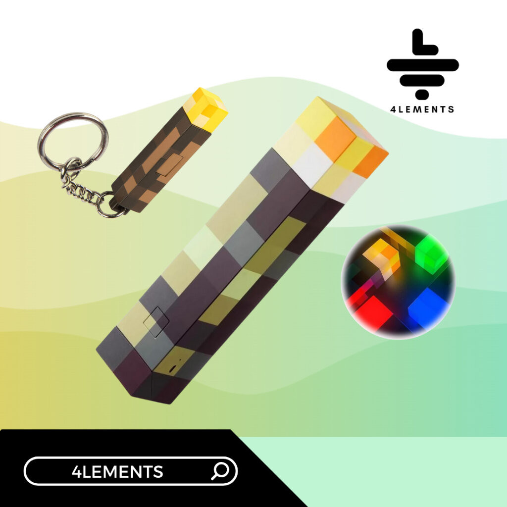 (พร้อมส่ง) COLLECTIBLE - MINECRAFT MY WORLD RECHARGABLE MINING LAMP ...