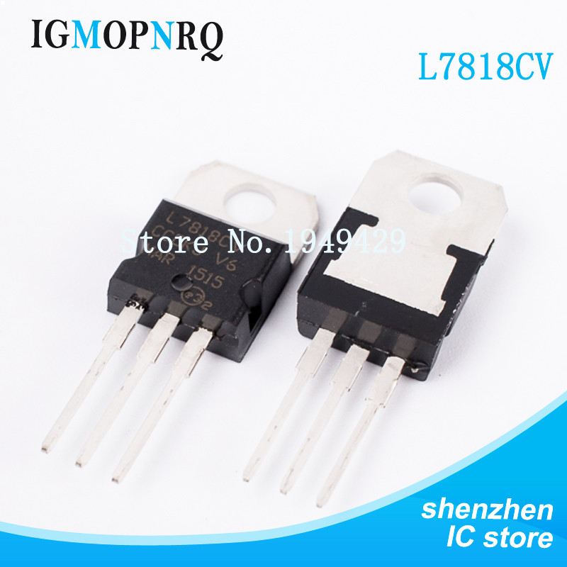 10 ชิ้น/ล็อต L7818CV L7818 7818 ทรานซิสเตอร์ Triode ใหม่ TO-220 ขายส่ง ...