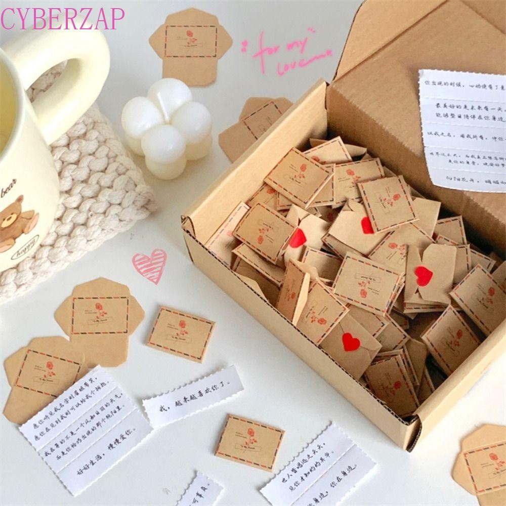 Cyberzap Mini Love Letter Set, 100 สัญญา/อวยพร/To Do Lists DIY ของขวัญ ...