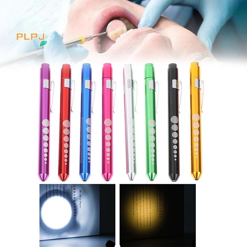 Plpj ไฟฉาย LED ทํางาน First Aid ปากกาไฟฉายไฟฉายโคมไฟนักเรียนวัดใหม่ ...