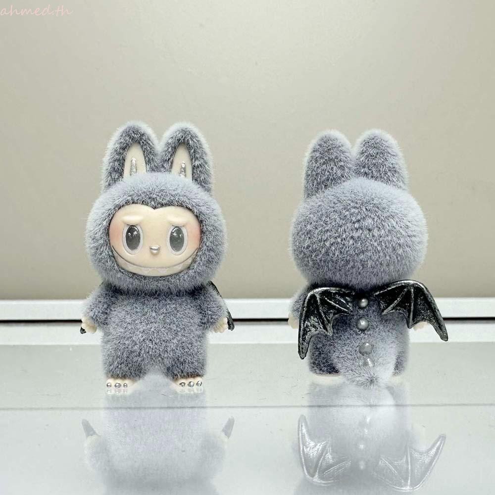 Ahmed Chief Labubu Doll, Silica Gel Candy Color Wings Labubu Ornament ...