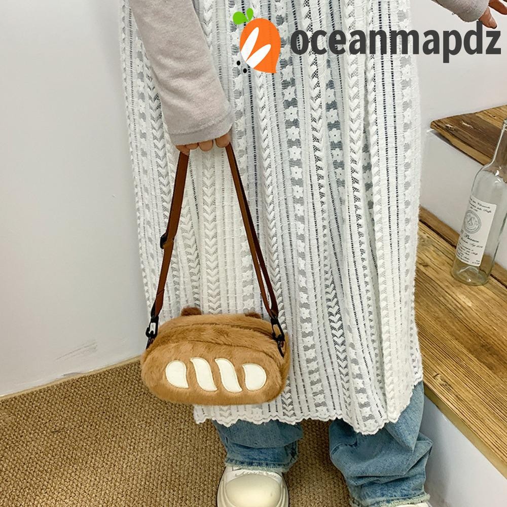 Oceanmapdz French Bread Capibara Bag, Fanny Pack ความจุขนาดใหญ่ Panda ...