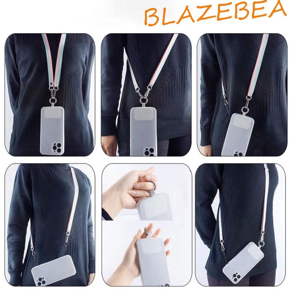 Blazebea โทรศัพท์สลิงป้องกันการสูญหาย, Anti-lost ยาวโทรศัพท์มือถือ Lanyard ยาว, ทนทานบรอดแบนด์ ...