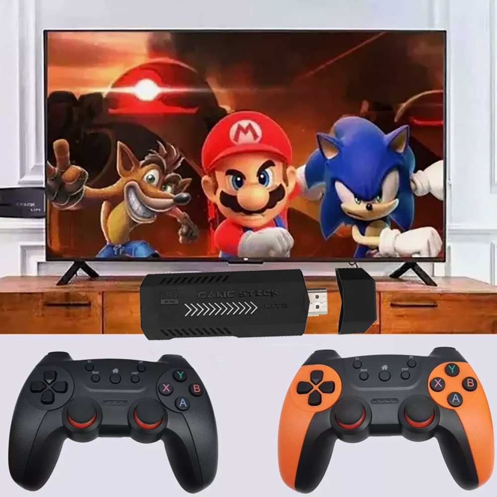 8K HDMI Video Game Stick Console 55000+ 2 Wireless Controller 2025 ...