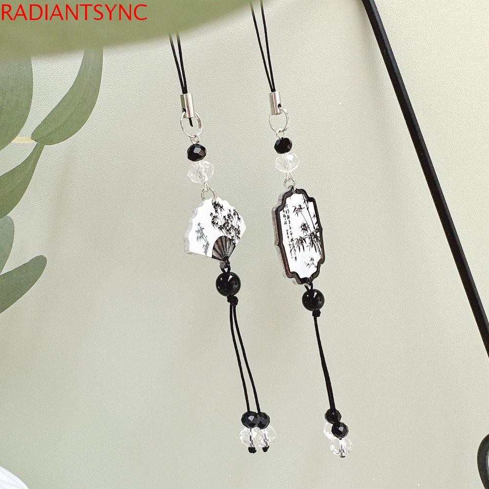 Radiantsync จี้ผีเสื้อสไตล์จีน,อะคริลิคโทรศัพท์ Charm Retro ลูกปัดโทรศัพท์,DIY Handmade Trinket ...