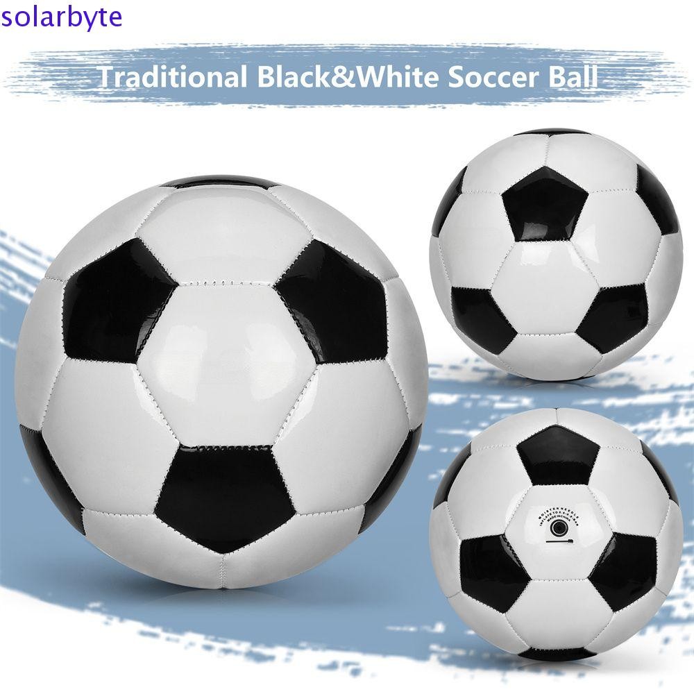Solarbyte ลูกฟุตบอลเด็กวัยหัดเดินทีมกีฬาสีดําสีขาวเด็ก/ผู้ใหญ่ขนาด 3 นุ่ม PVC World Cup | Shopee ...