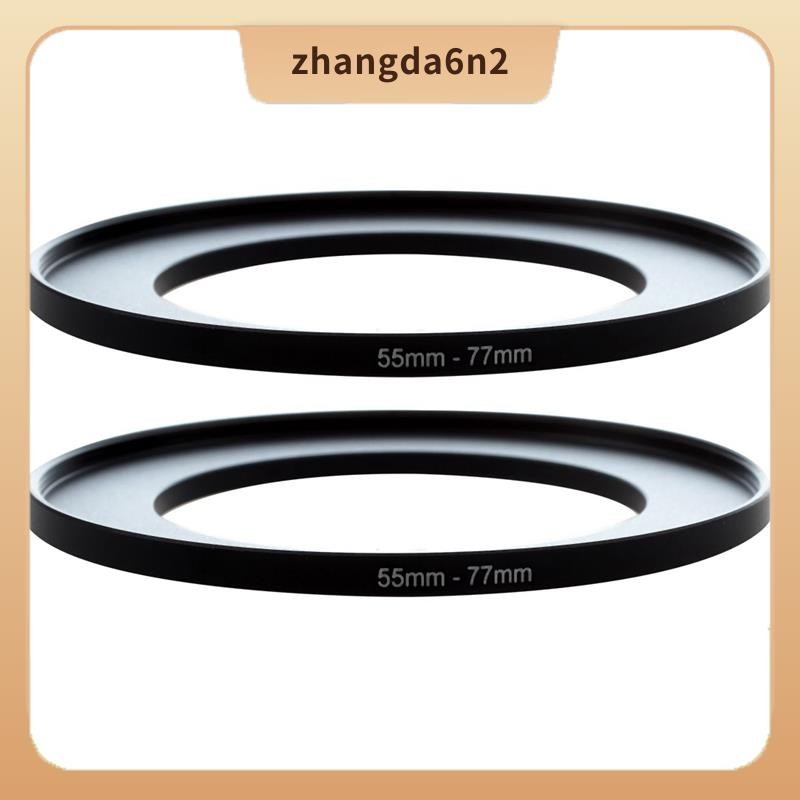 In Stock2x โลหะ 55 มม.-77 มม.กล้อง Step Up Filter แหวนอะแดปเตอร์ 55-77 ...