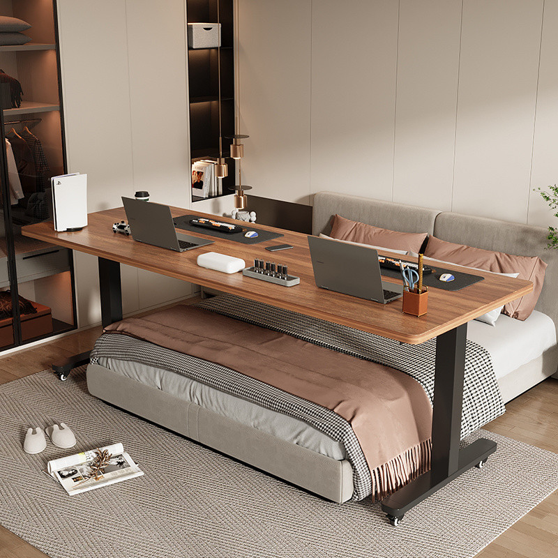 Electric lift extendable table legs cross-bed table frame movable ...