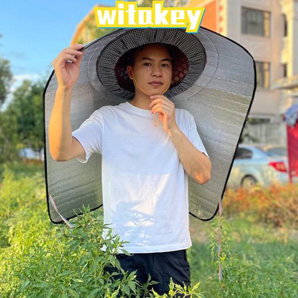 WITAKEY หมวกกันแดดปีกกว้าง ฉนวนกันความร้อน ขนาดใหญ่พิเศษ สำหรับงานกลางแจ้งและเกษตร | Shopee Thailand