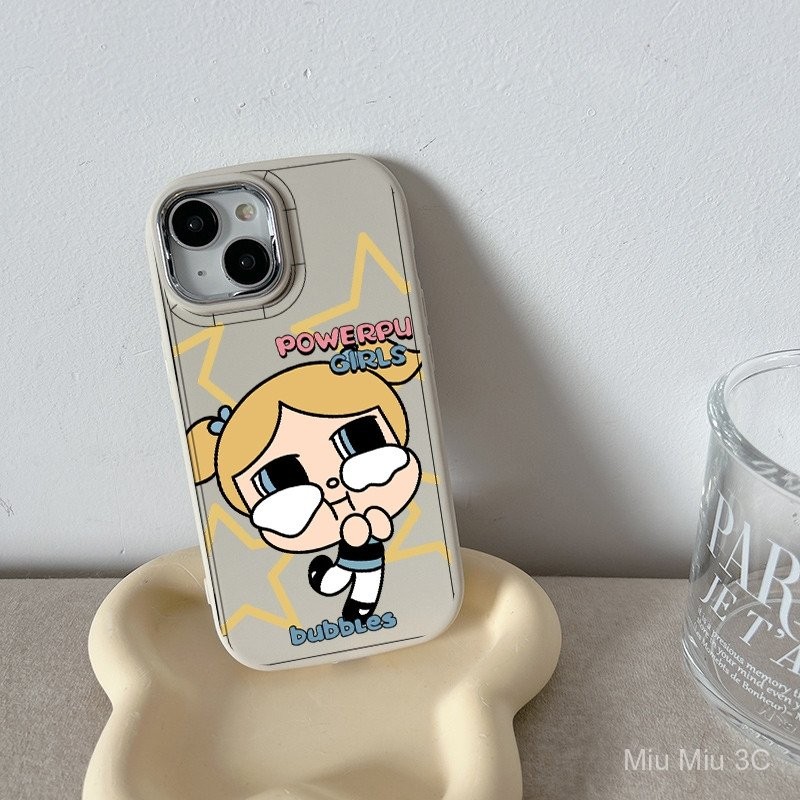 เคสป้องกันเด็กร้องไห้สีเหลืองดาวรุ่น Q สำหรับ iPhone 13PROMAX 11 ...